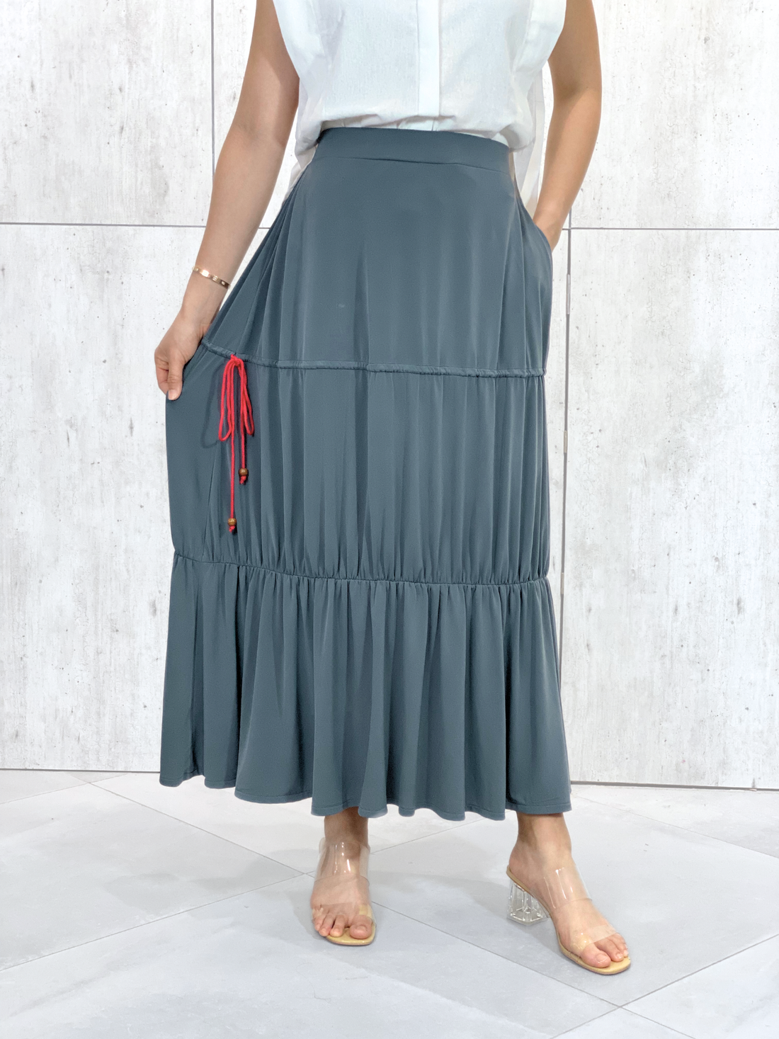 Ritz String Accent Skirt – KUL