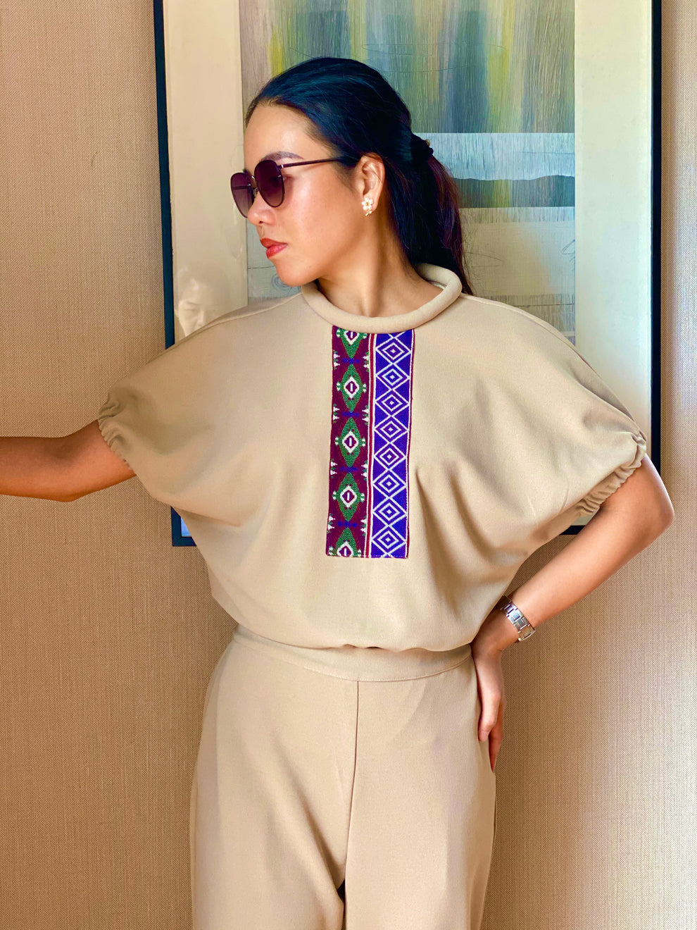 Jordan (Plus Size) Ethnic Top – KUL